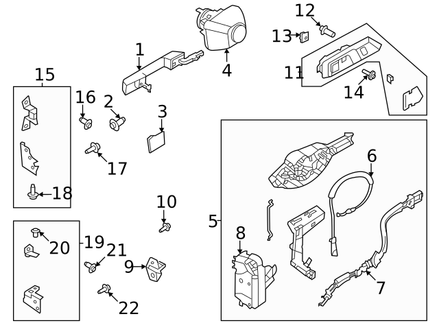 2021-2023 Ford Bronco Cylinder & Keys m2dz18168a | GetOEMParts.com