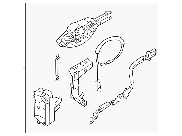 2021-2024 Ford Bronco Door Latch Assembly M2DZ-78219A64-Q | OEM Parts ...