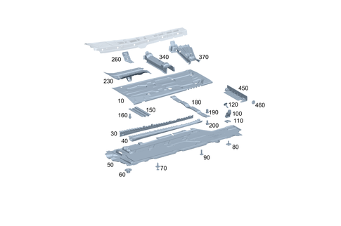 Front Floor for 2022 Mercedes-Benz GLA 250 | Mercedes-Benz USA Parts