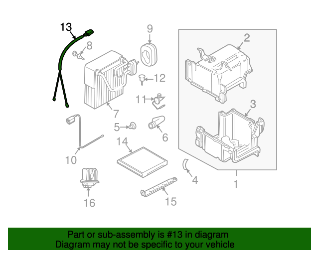 2000-2004 Volvo Temp Sensor 30612652 | TascaParts.com