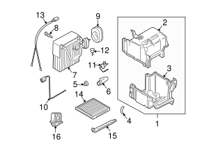 2000-2004 Volvo HVAC Blower Motor Resistor 30864189 | AutoNationParts.com