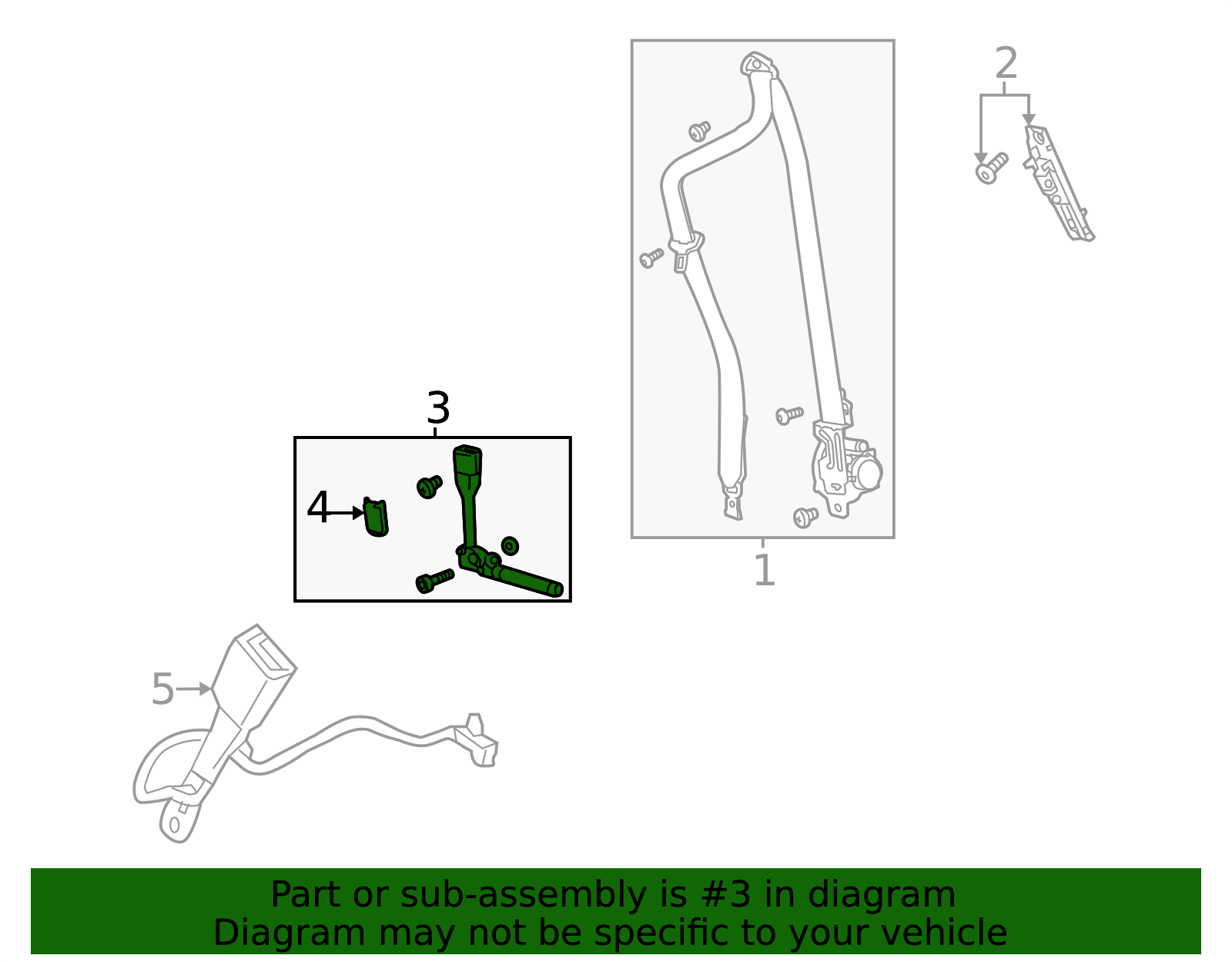 2020-2025 GM Pre-Tensioner 42807900 | Partners Chevy