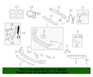 2014-2017 Volvo XC60 Reflector Panel 31395699 | AutoNationParts.com