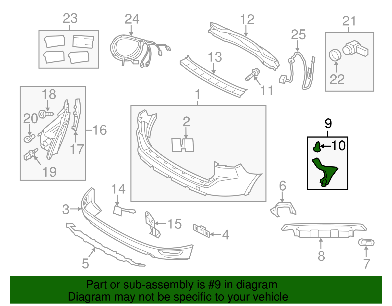2014-2017 Volvo XC60 Outer Bracket 31323764 | TascaParts.com