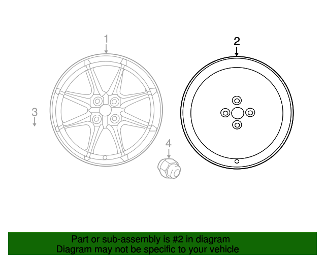 9965-98-7070 - Wheel, Alloy 2016-2024 Mazda MX-5 Miata | Mazda Parts ...