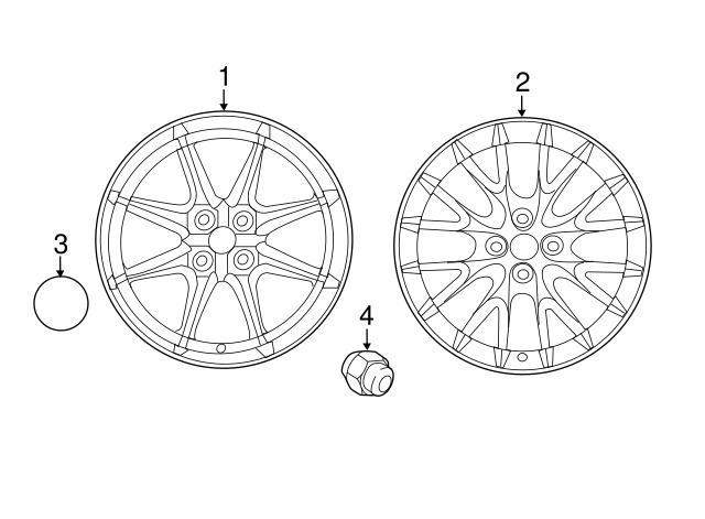 Wheel Disc Aluminum 9965-D8-7070 | TascaParts.com