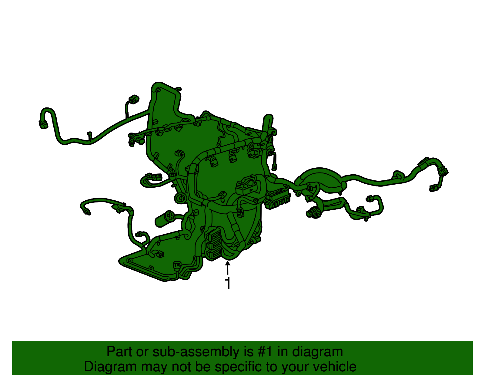 2019 GM Engine Wiring Harness 84414382 | OEM Parts Online