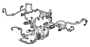 Genuine OEM GM Part - Engine Wiring Harness 2019 GM 84414382 - Parts ...