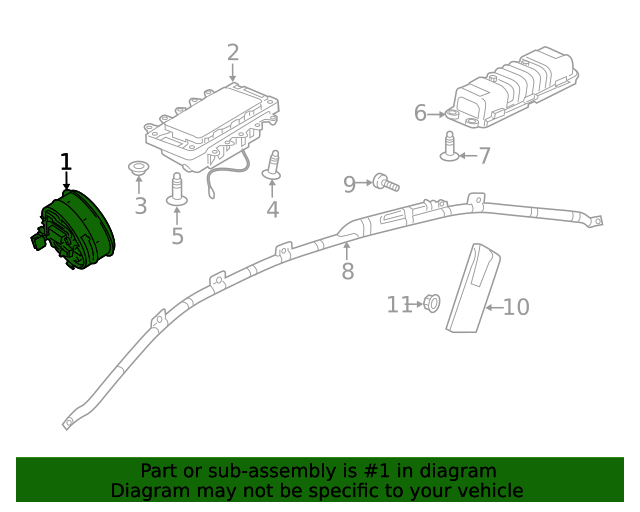 000-860-67-01-9116 - Driver Air Bag 2020-2021 Mercedes-Benz | Mercedes ...
