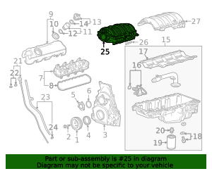 2014-2023 GM Intake Manifold Assembly 12639087 GM | GMPartsDirect.com