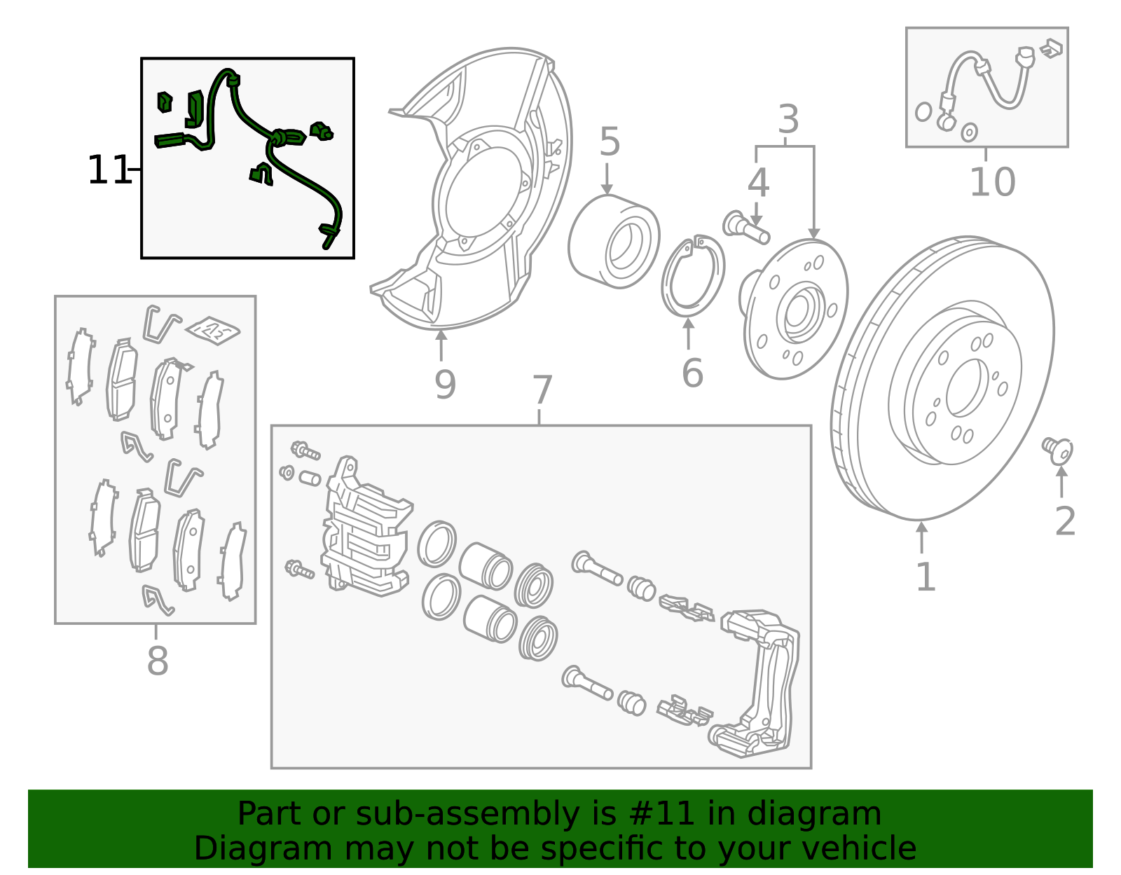 2019-2024 Acura RDX ABS Sensor Wire 57450-TJB-A02 | Retail Performance ...