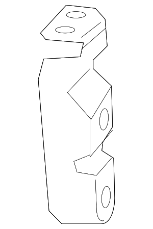 2003-2007 GMC Front Driver Side Bumper Impact Bar Outer Bracket ...