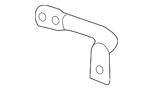 2003-2007 GM Passenger Side Front Bumper Impact Bar Brace 15184117 | GmPW