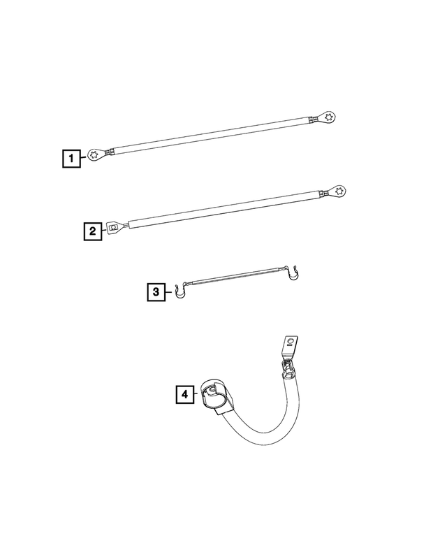 2011-2023 Mopar Ground Strap 5064960AA | Mopar eStore