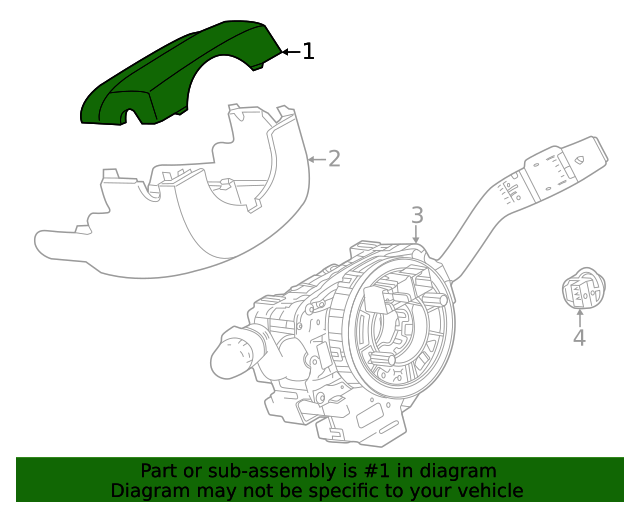 2020-2023 Land Rover Upper Column Cover LR115577 | OEM Parts Online