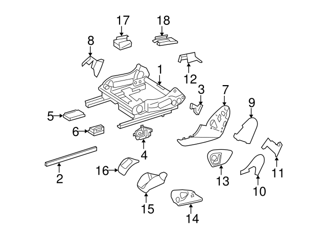 2010-2012 Mercedes-Benz Power Seat Control Module 211-870-48-85 ...