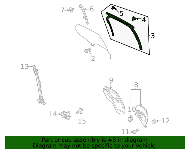 DGH9-73-60ZC - Run Channel 2023 Mazda CX-30 | Bam Wholesale Parts
