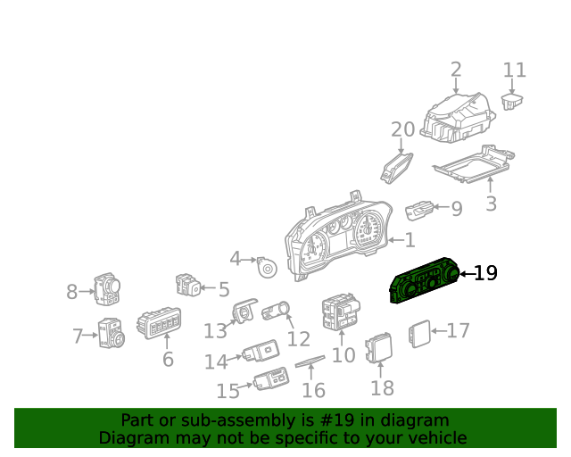 84542734 - Control 2019-2023 Chevrolet | GMPartsNow