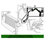 Genuine OEM Ford Part - A/C Refrigerant Suction Hose BB5Z-19867-B ...