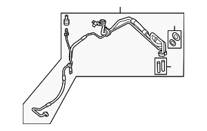 Ford BB5Z-19867-B - A/C Refrigerant Suction Hose - 2011-2013 Ford ...