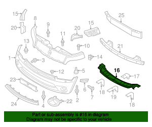 2011-2017 Infiniti Upper Retainer 62290-1LA0A | Infiniti Parts Online