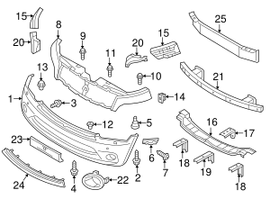 2011-2017 Infiniti Upper Retainer 62290-1LA0A | Infiniti Parts Online