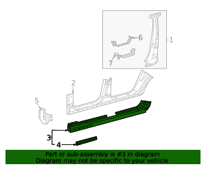 167-630-69-03 - Rocker Reinforced 2020-2023 Mercedes-Benz | Mercedes ...