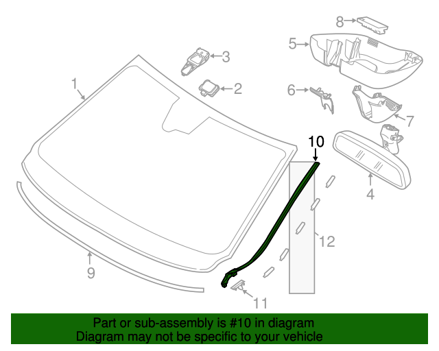 Genuine Side Molding for 2011-2018 Volvo | Part# 31335865 | Over 30% ...