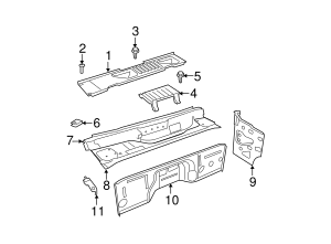 2007-2018 Jeep Upper Panel 55395283ae | TascaParts.com
