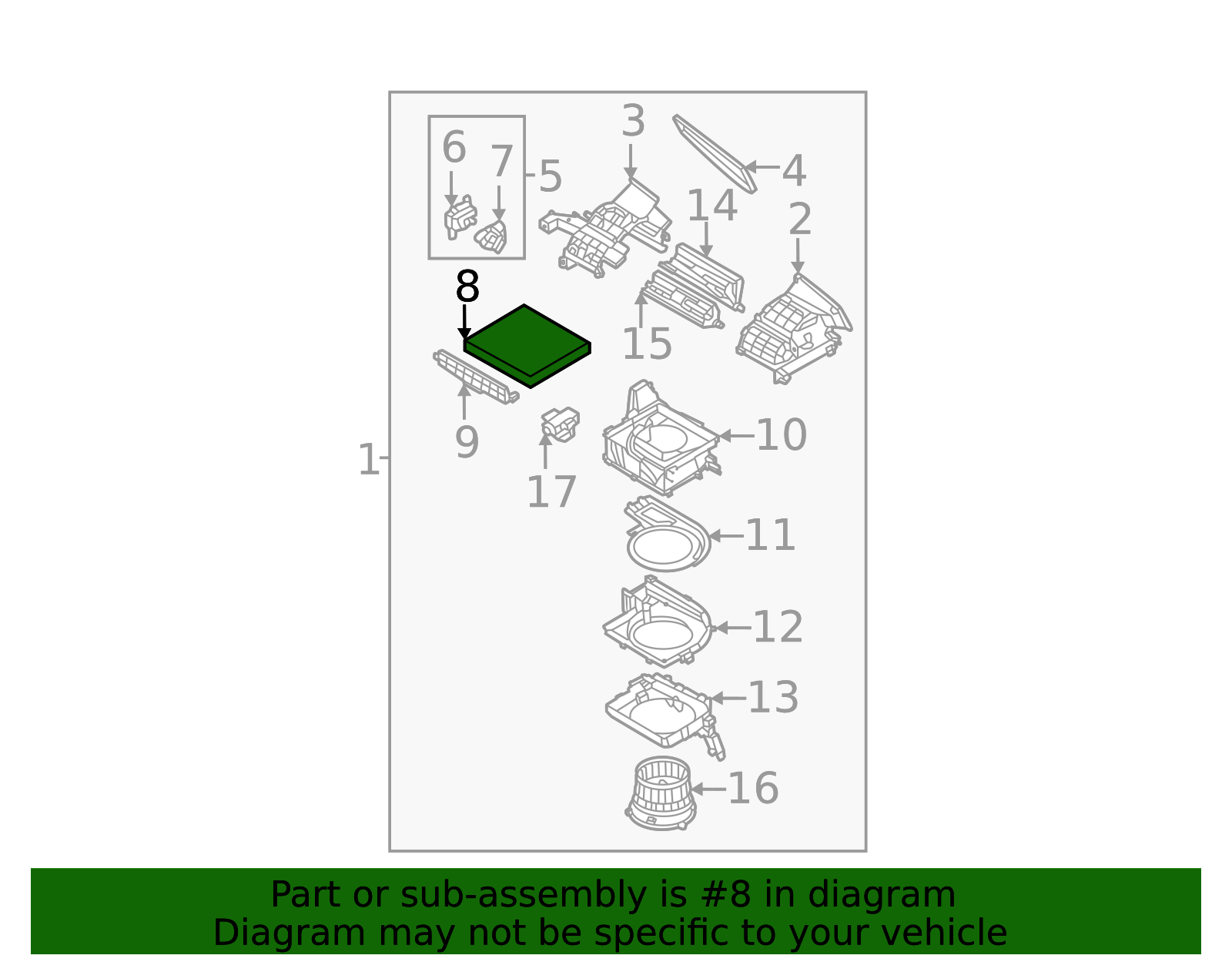 Genuine Cabin Air Filter for 2022-2024 Hyundai | Part# 97133-N9100 ...