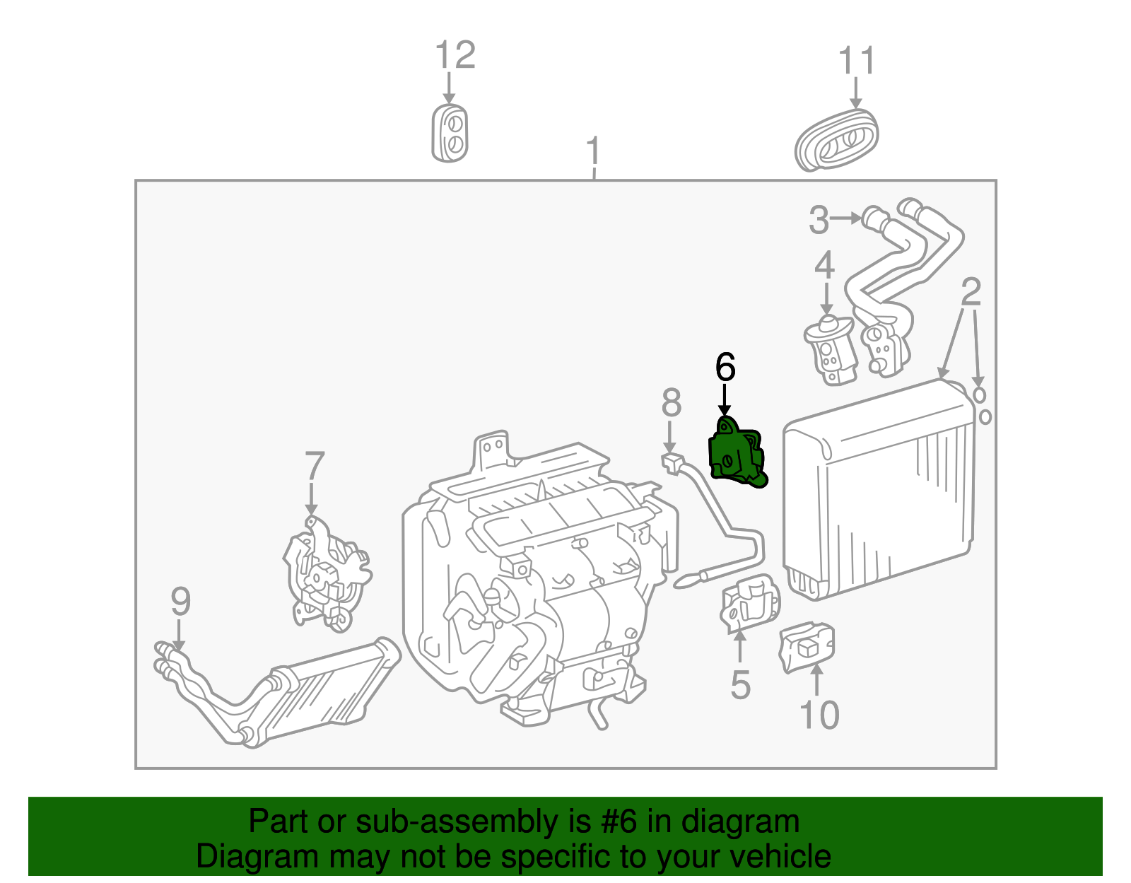 Genuine Toyota Door Actuator part# 87106-0E040 for 2004-2007 Toyota ...
