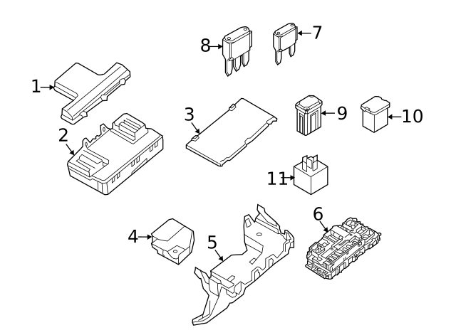 2019-2020 Lincoln Nautilus Junction Block K2GZ-14A068-H | TascaParts.com