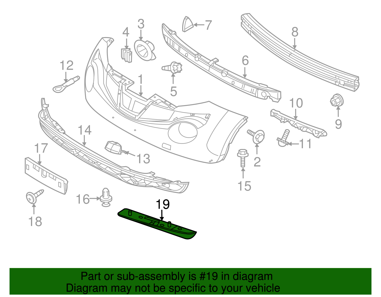 2011-2017 Nissan Juke Air Guide 96017-1KA0A | Sullivan Brothers Nissan