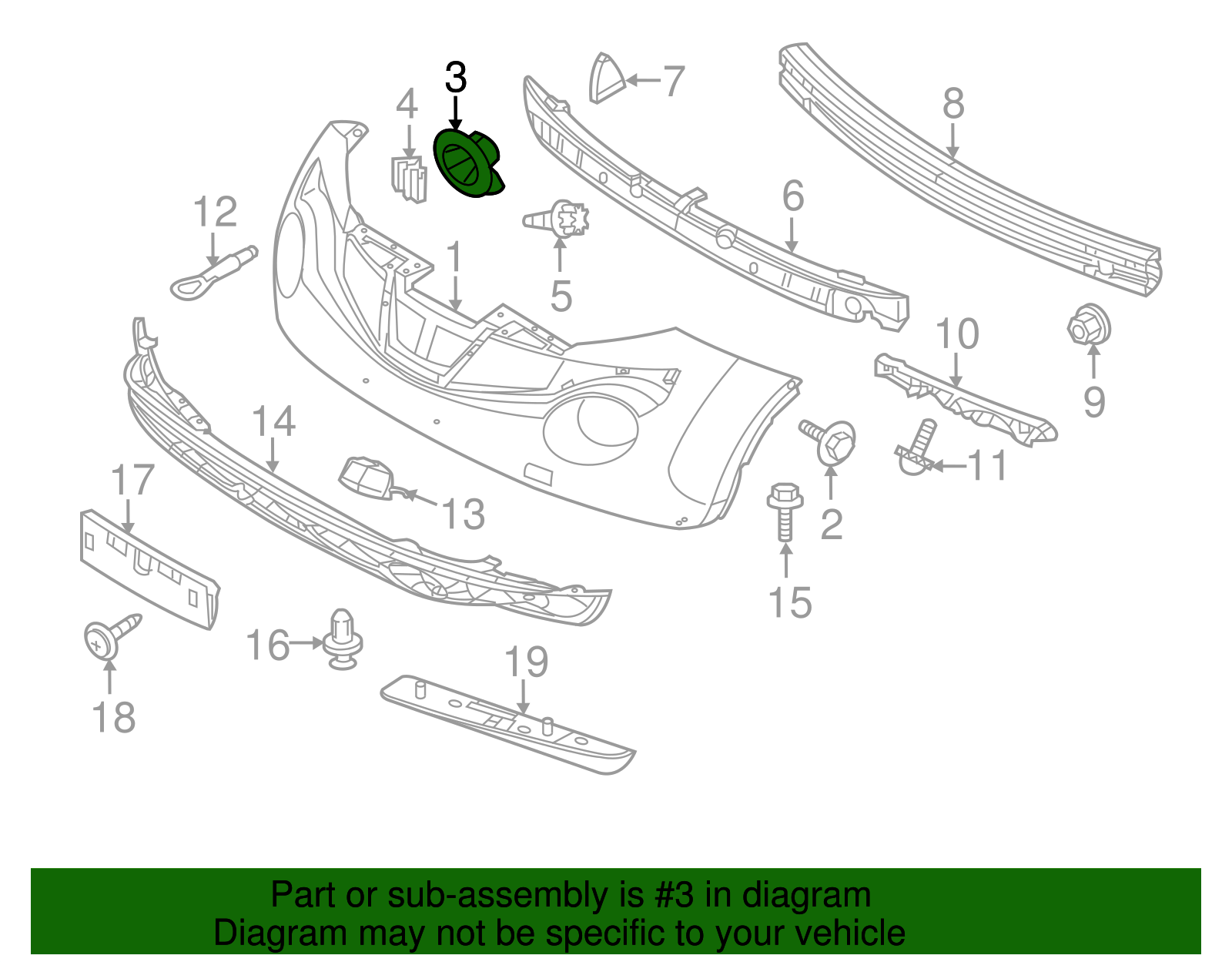 2011-2014 Nissan Juke Bezel 62256-1KA0C | Nissan Parts Central