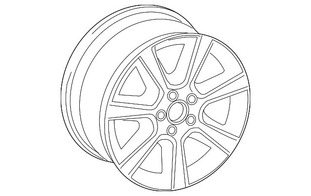 4F0-601-025-CN - Wheel, Alloy 2009-2011 Audi | Audi OEM Parts