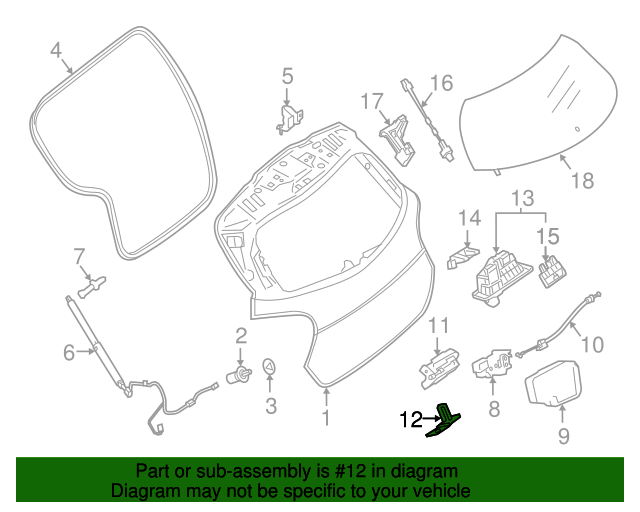 2015-2021 Mercedes-Benz Striker 246-740-00-32-64 | Rick Hill Auto Parts