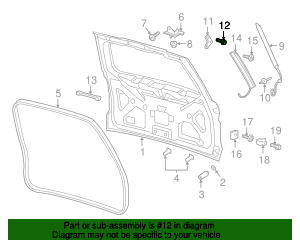 Genuine OEM Ford Part - Lower Bracket Screw W703283-S450B | Genuine OEM ...