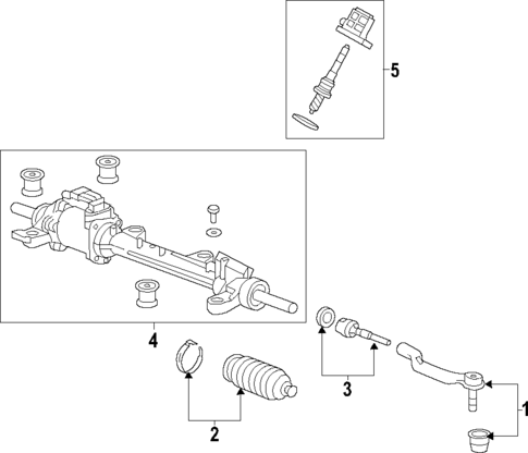 Steering Gear & Linkage for 2012 Acura TSX | Acura Automotive Parts