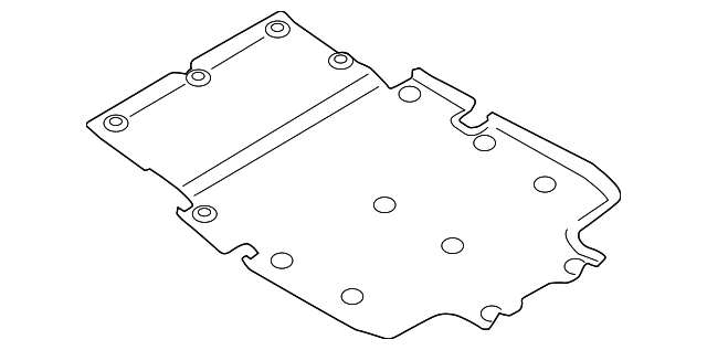 2019-2025 Audi Radiator Support Splash Shield 4K0-863-821-H | OEM Parts ...