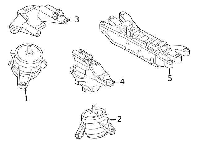 Genuine Bracket Assembly Engine Mtg Right-hand for 2022-2024 Genesis ...