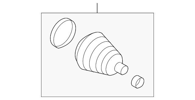 2010-2020 GM Front Wheel Half-Shaft Tri-Pot Boot Kit with Clamps and ...