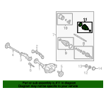 2010-2020 GM Front Wheel Half-Shaft Tri-Pot Boot Kit with Clamps and ...