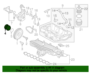 32255064 - Engine Crankshaft Pulley - 2015-2021 Volvo | Volvo OEM Parts ...