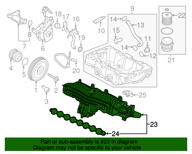 Genuine Intake Manifold for 2016-2024 Volvo | Part# 32257808 | Over 30% ...