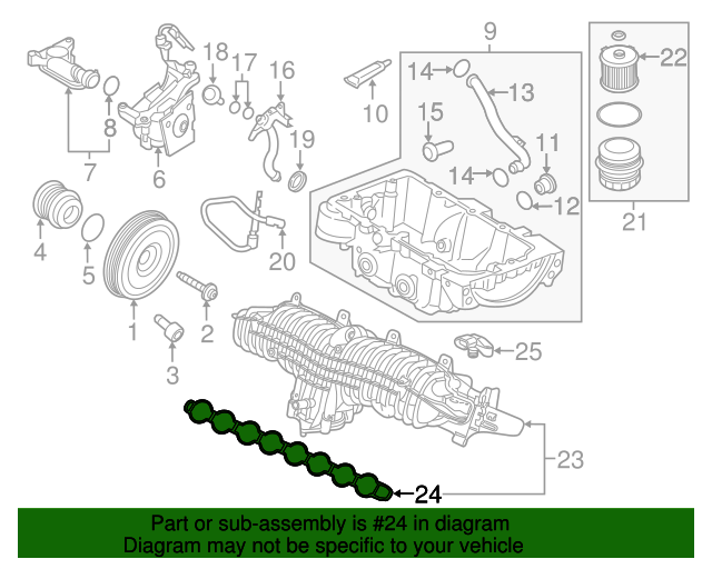 2015-2022 Volvo Gasket 31370166 | OEM Parts Online