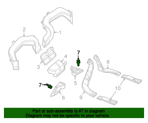 06510891AA - Body B-Pillar Trim Panel Clip - 2014-2022 Mopar | Mopar ...
