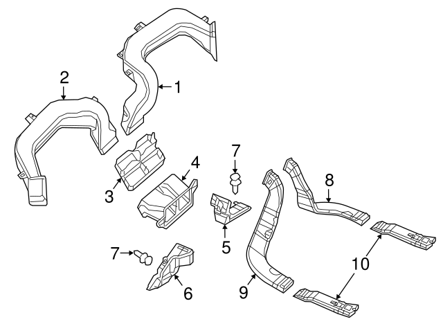 06510891AA - Body B-Pillar Trim Panel Clip - 2014-2022 Mopar | Mopar ...