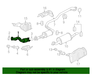 18160-RBJ-A00 - Converter - 2010-2016 Honda | Honda Factory Parts