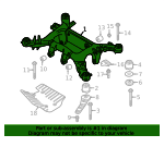 33316894149 - 2019-2021 BMW Cross-Member (33-31-6-894-149) | BMW of ...