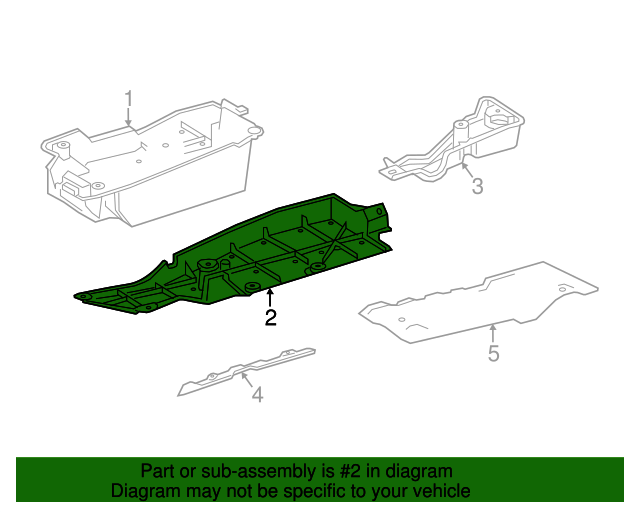 Genuine Toyota Under Cover part# 50819-0R010 for 2013-2018 Toyota RAV4 ...